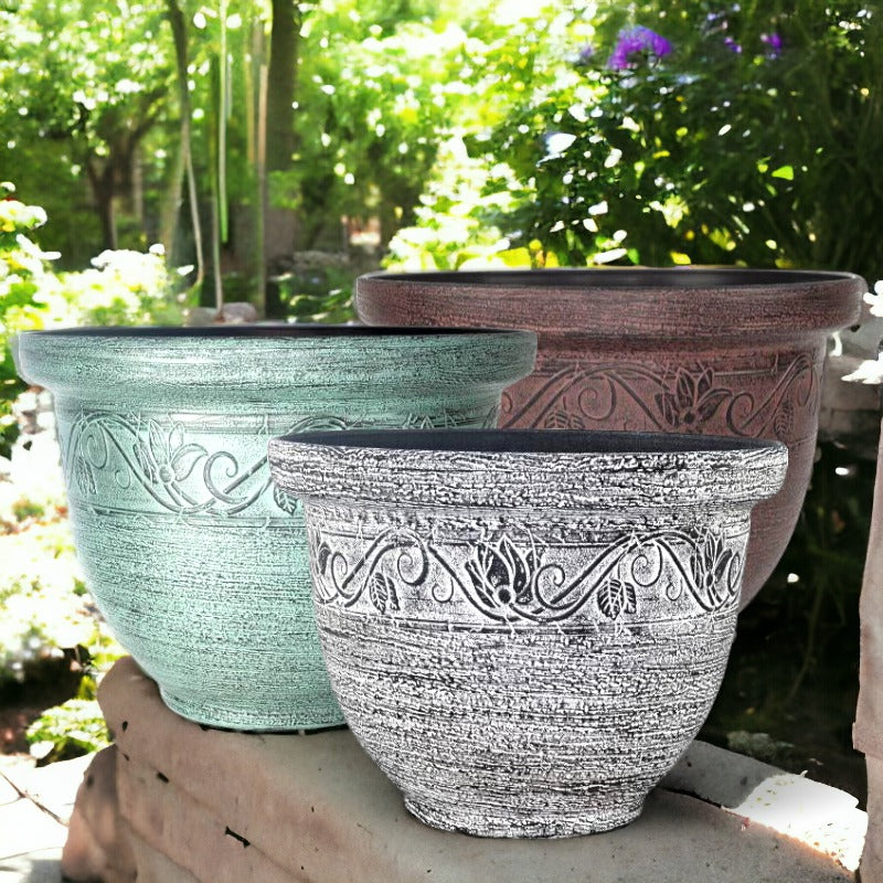 Pretty Pots - Celtic Planter Range - Indoor or Outdoor Decorative Pots