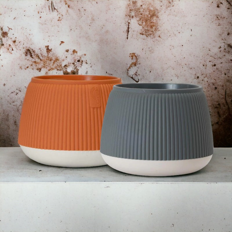 Pretty Pots - Margarita Plant Pot Range - Indoor Pots with Saucers