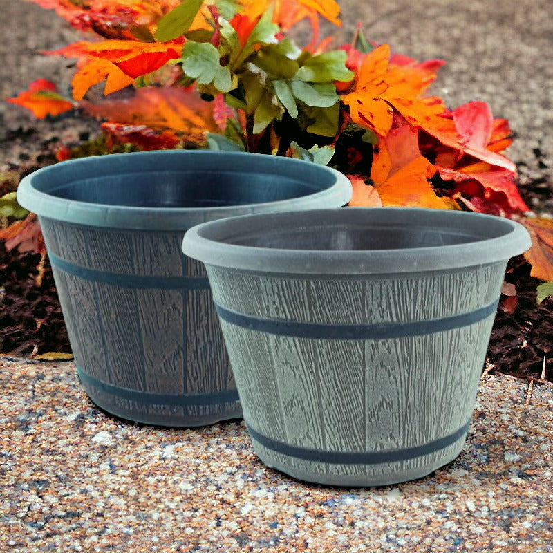 Pretty Pots - Cask Planter Range - Indoor & Outdoor Plant Pots