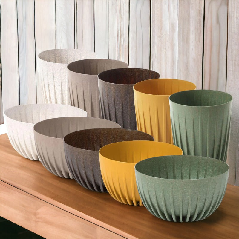 Pretty Pots - Mira Plant Pot Range - Modern Indoor Pots - Many Colours